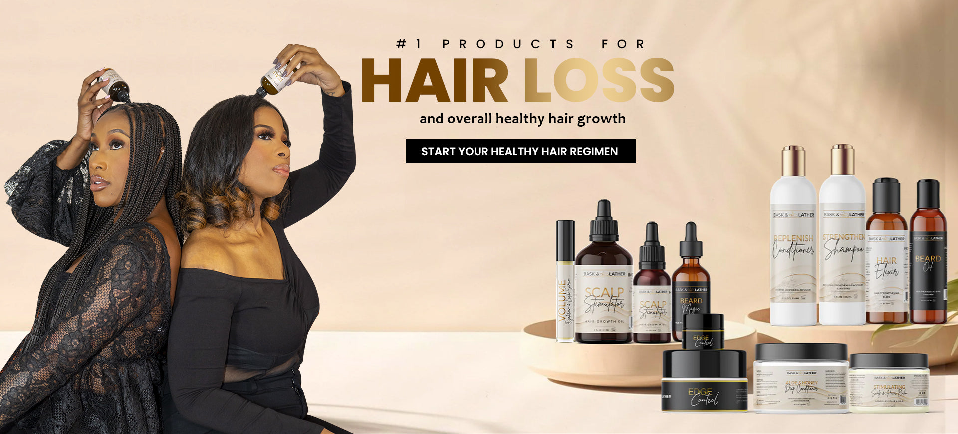 Products For Hair Growth | Products For Hair Loss – Bask and Lather Co