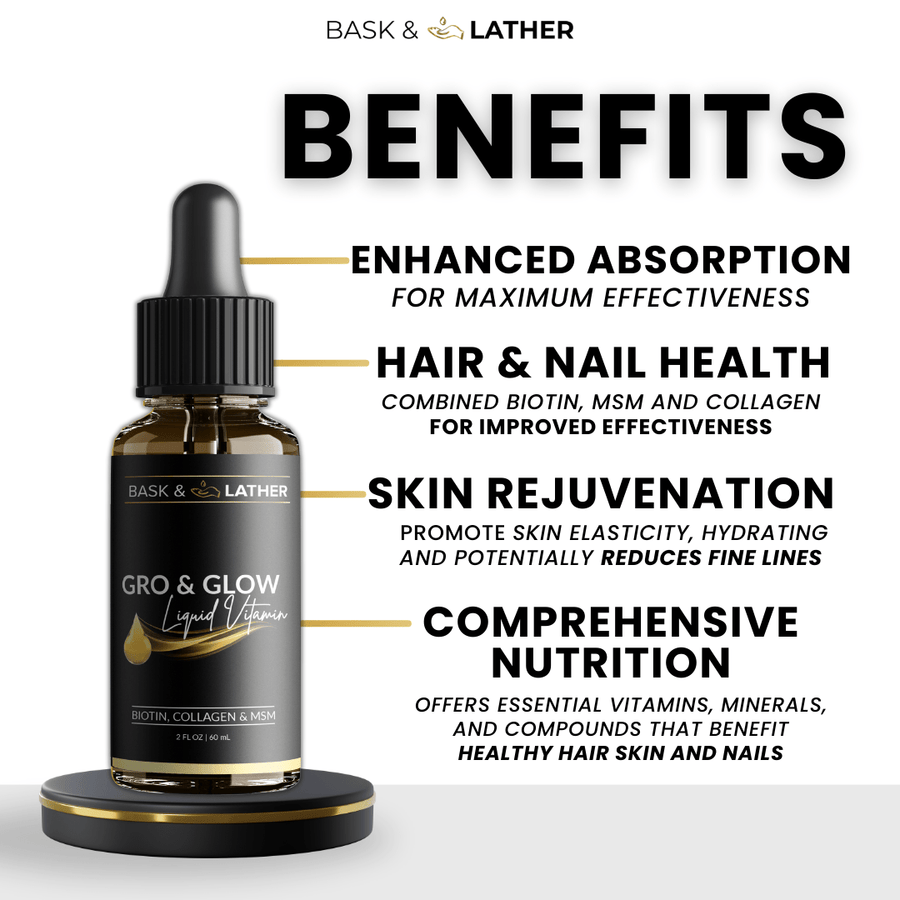 Liquid Hair Growth Vitamin | Liquid Vitamins for Hair Health