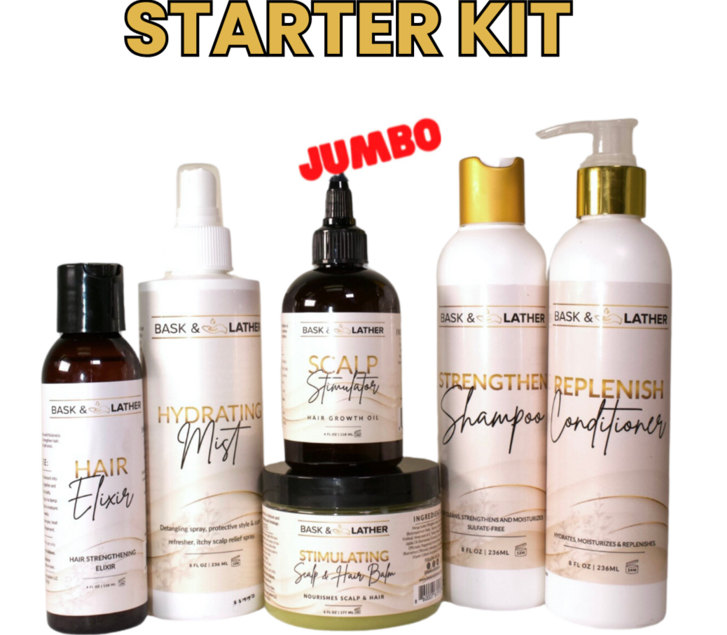Healthy Hair Starter Kit | Essentials for Healthy Hair Routine – Bask ...