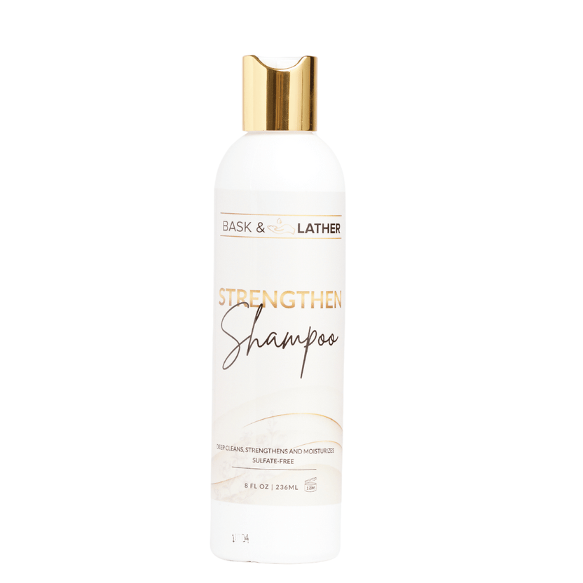 Strengthen Shampoo | Natural Strengthening Shampoo | Bask + Lather ...