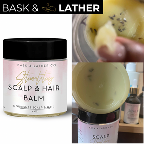 Hair Balm - Stimulating Scalp & Hair Balm | Butter Balm for Hair