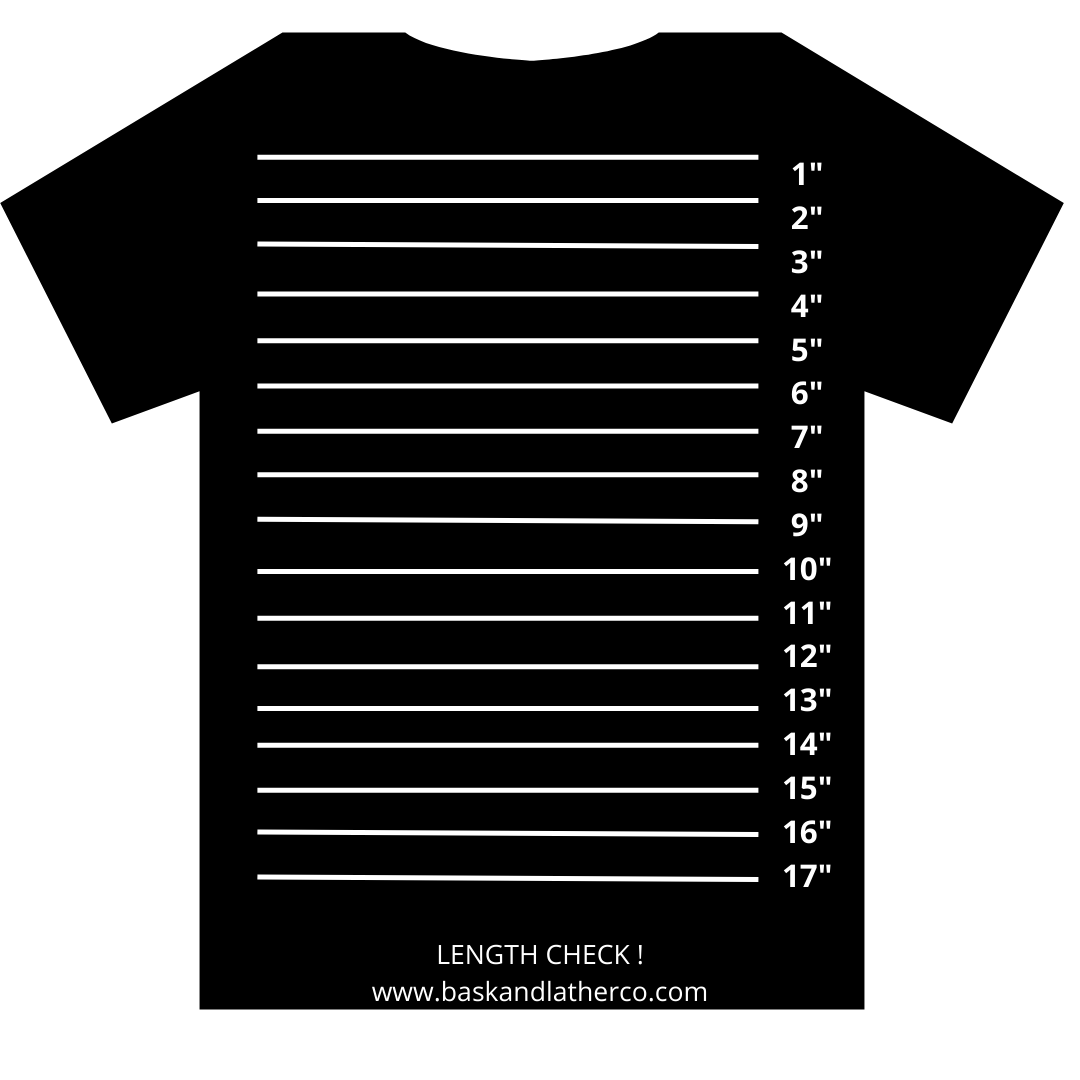 Length Check T Shirt – Bask and Lather Co