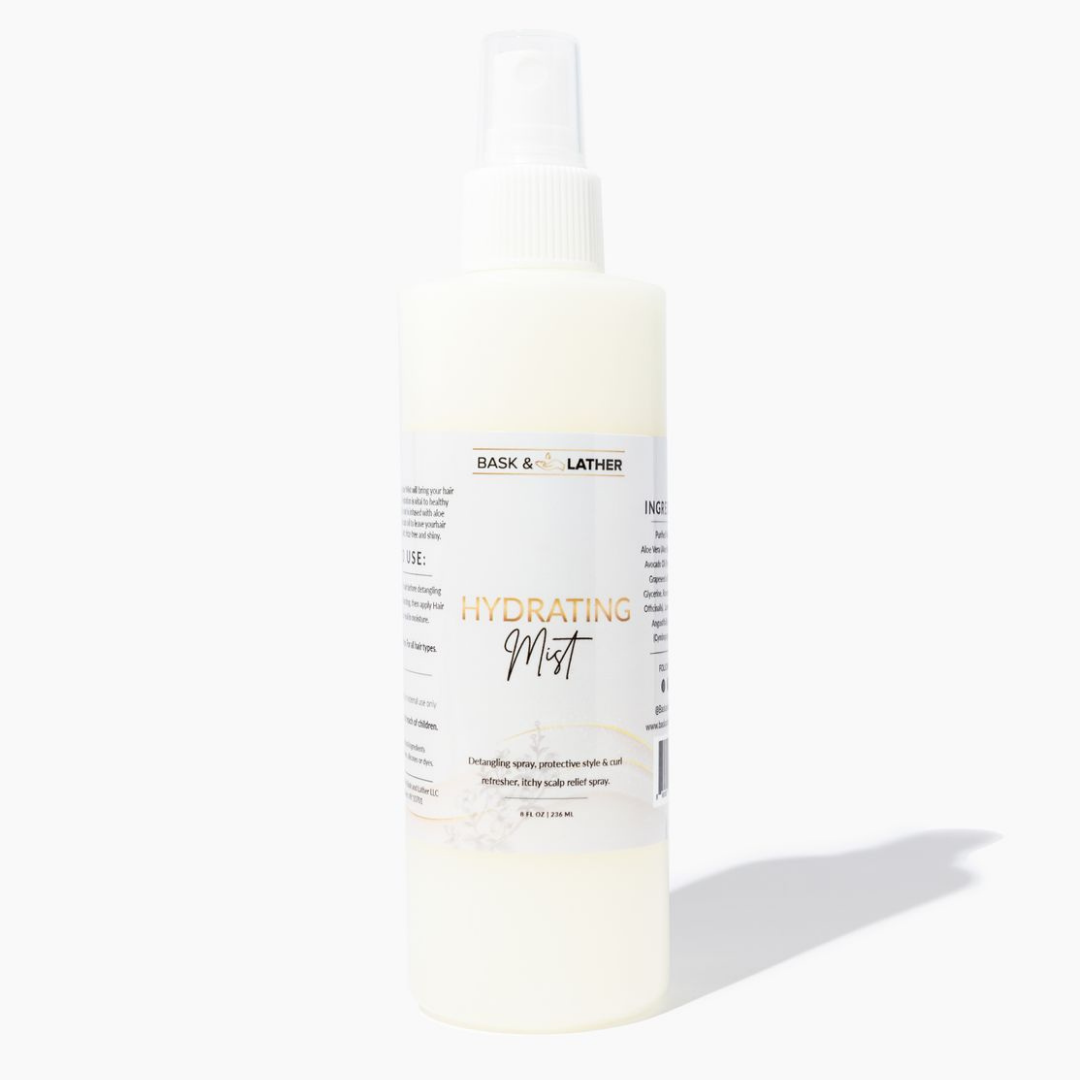Hydrating Hair Mist | Hydrating Mist For Hair – Bask and Lather Co